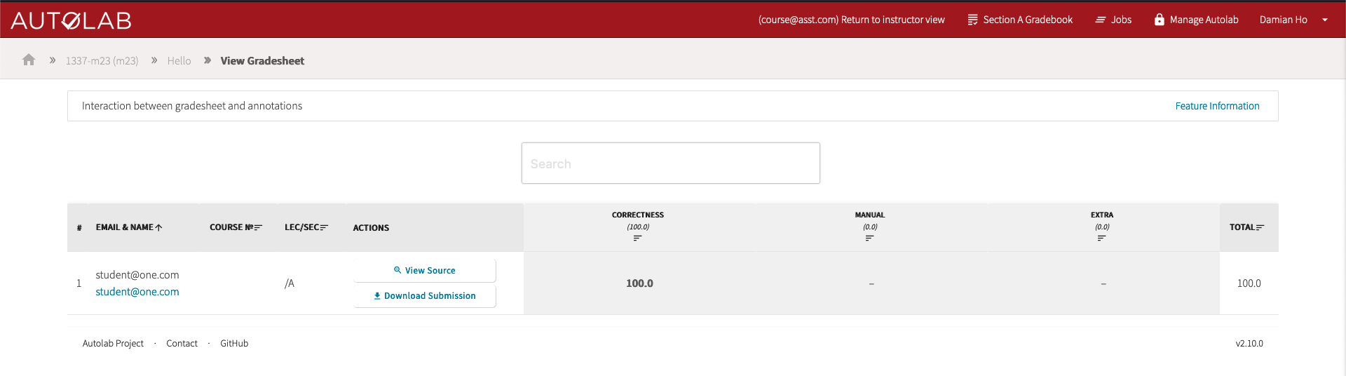 Students don't show up on gradesheet until creating a submission · Issue #1768 · autolab/Autolab ...