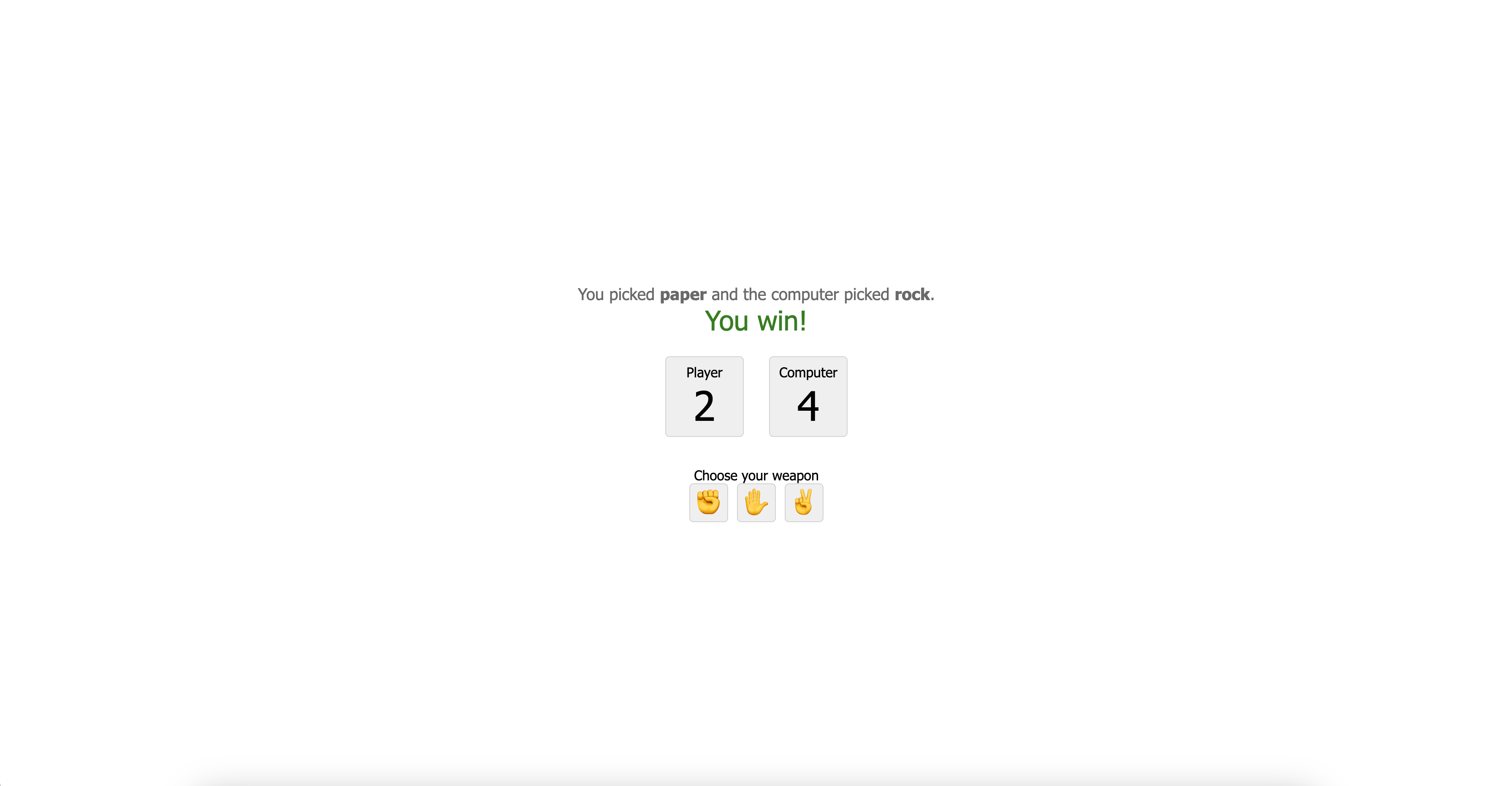 GitHub - StianOvesen/simple-rock-paper-scissor