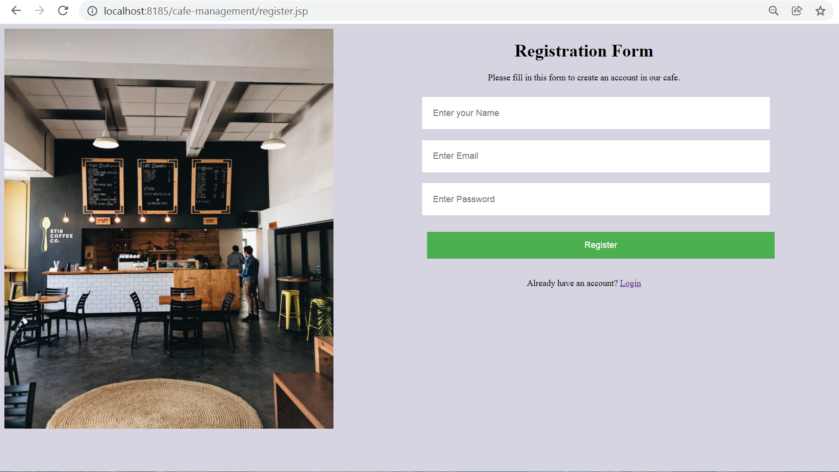 GitHub - dikshaaSharma/Cafe-Management-System