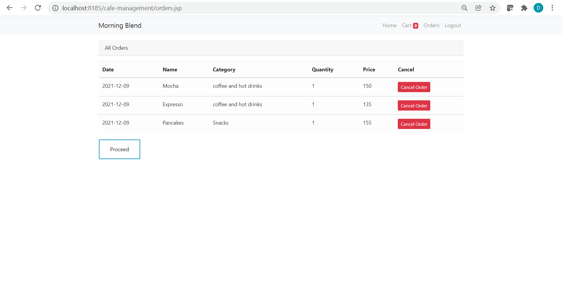 GitHub - dikshaaSharma/Cafe-Management-System