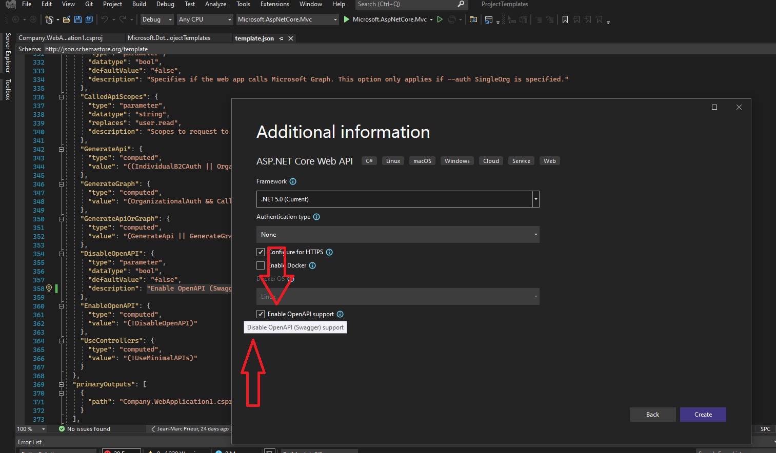 Translation error about "disable OpenApi support" · Issue #37202 · dotnet/aspnetcore · GitHub