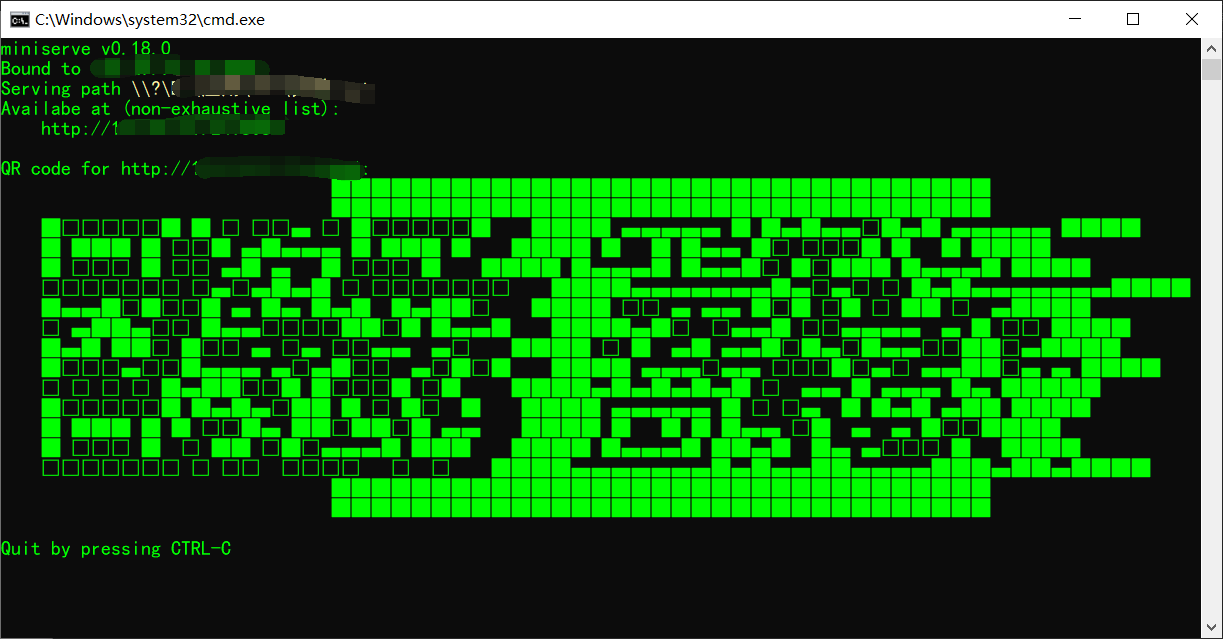 QR code display broken in Windows 10 · Issue #628 · svenstaro/miniserve · GitHub