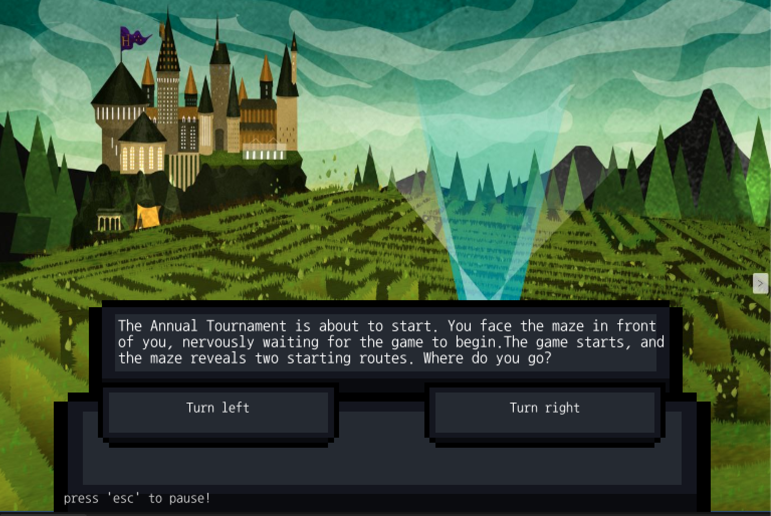 GitHub - oomie/2Dgame: Games and Play Assignment: 2D Choose your own Adventure game : Maze Escape!