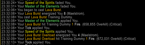 [talent] Master of the Elements affects Lava Burst Overload · Issue #291 · SimCMinMax/WoW ...