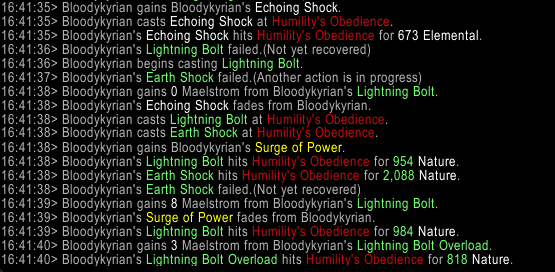 Echoing Shocks echoes consume Surge of Power · Issue #646 · SimCMinMax/WoW-BugTracker · GitHub