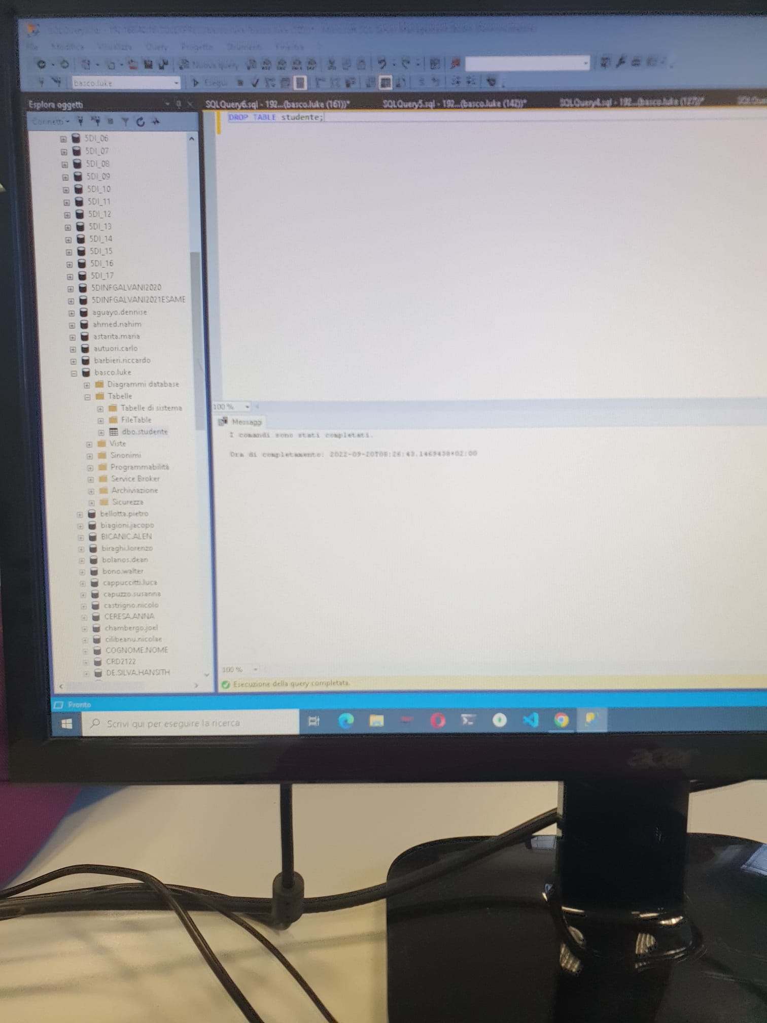 appunti SQL SERVER random dal telefono · Issue #2 · LukeBasco1216/python-appunti-add-esercizi ...