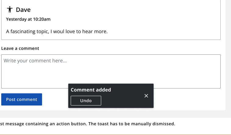 Spelling mistake in toast example image · Issue #302 · mi6/ic-design-system · GitHub