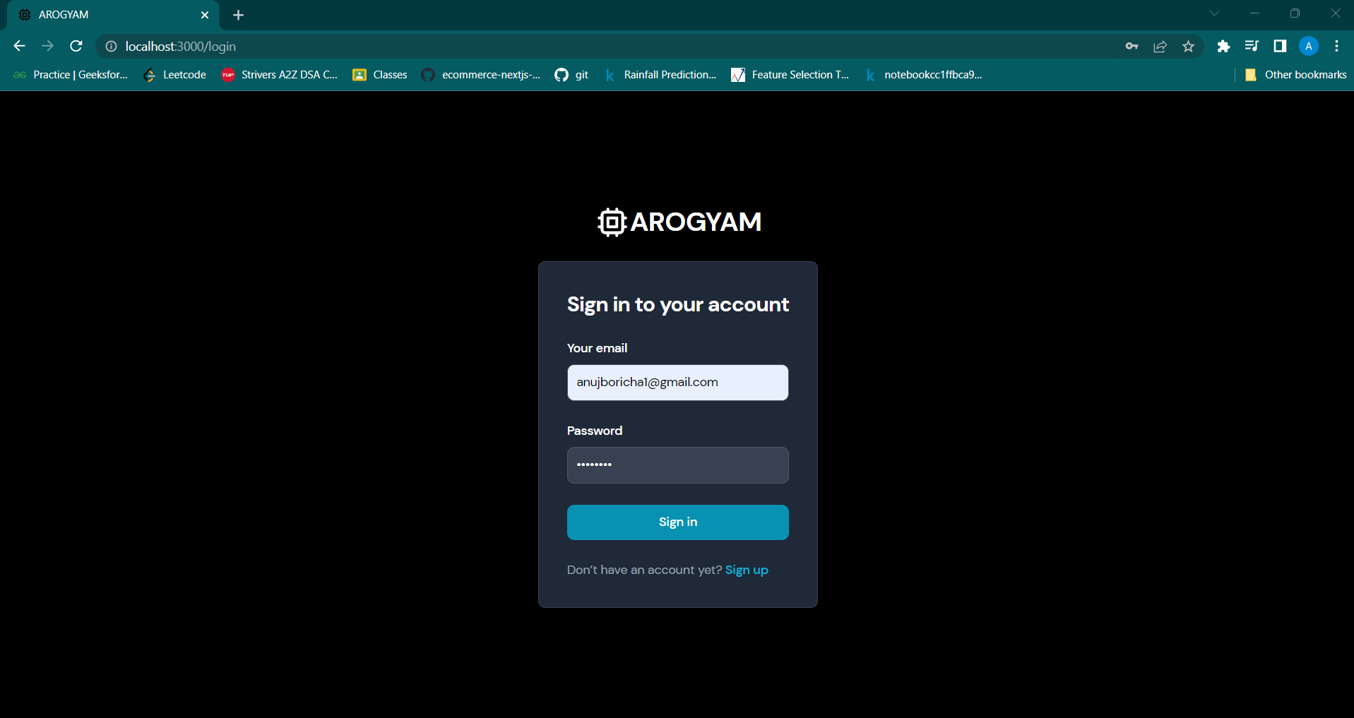 GitHub - AnKoderYadav/Arogyam: Modern Age HealthCare Consultation