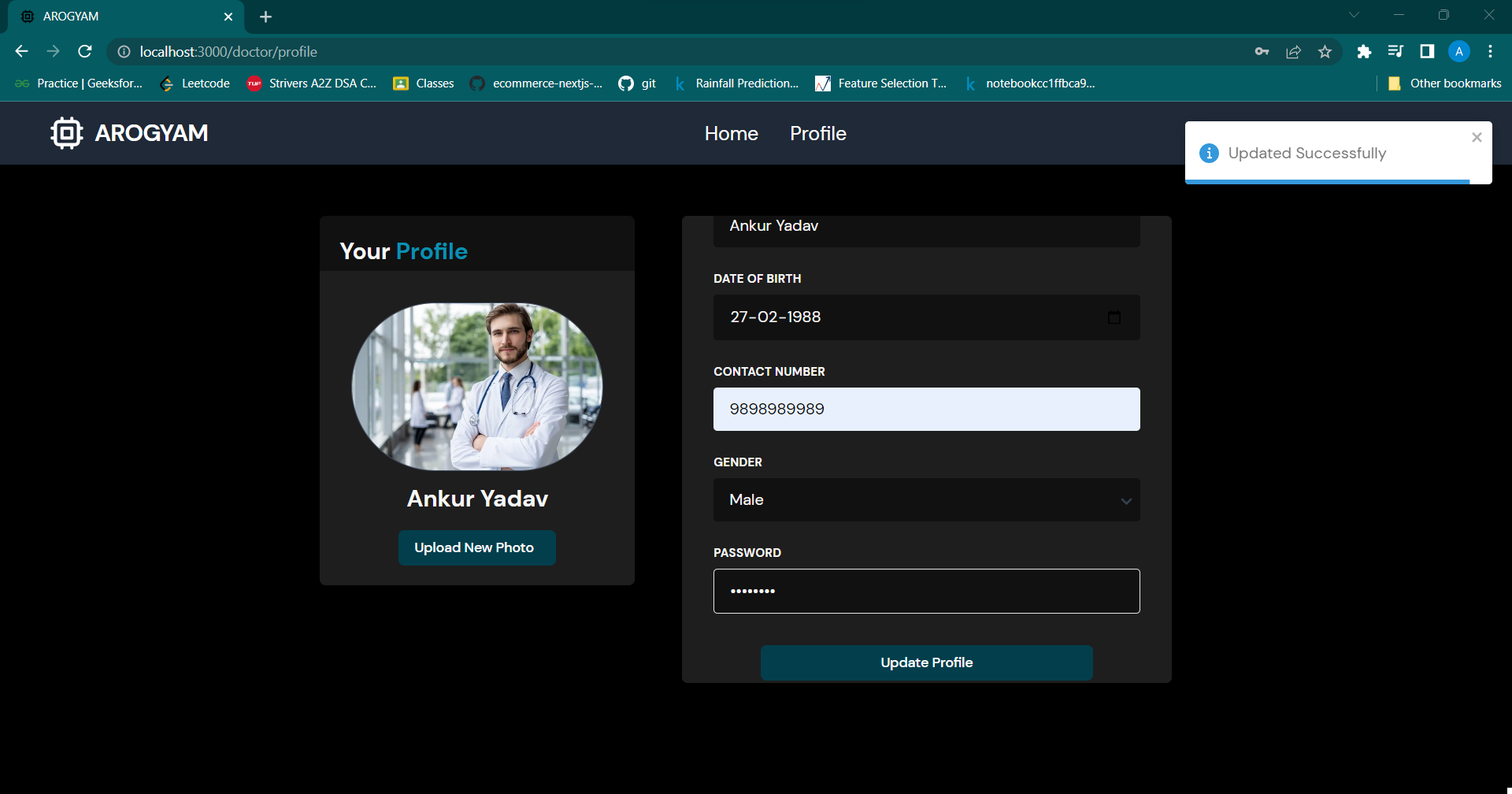 GitHub - AnKoderYadav/Arogyam: Modern Age HealthCare Consultation