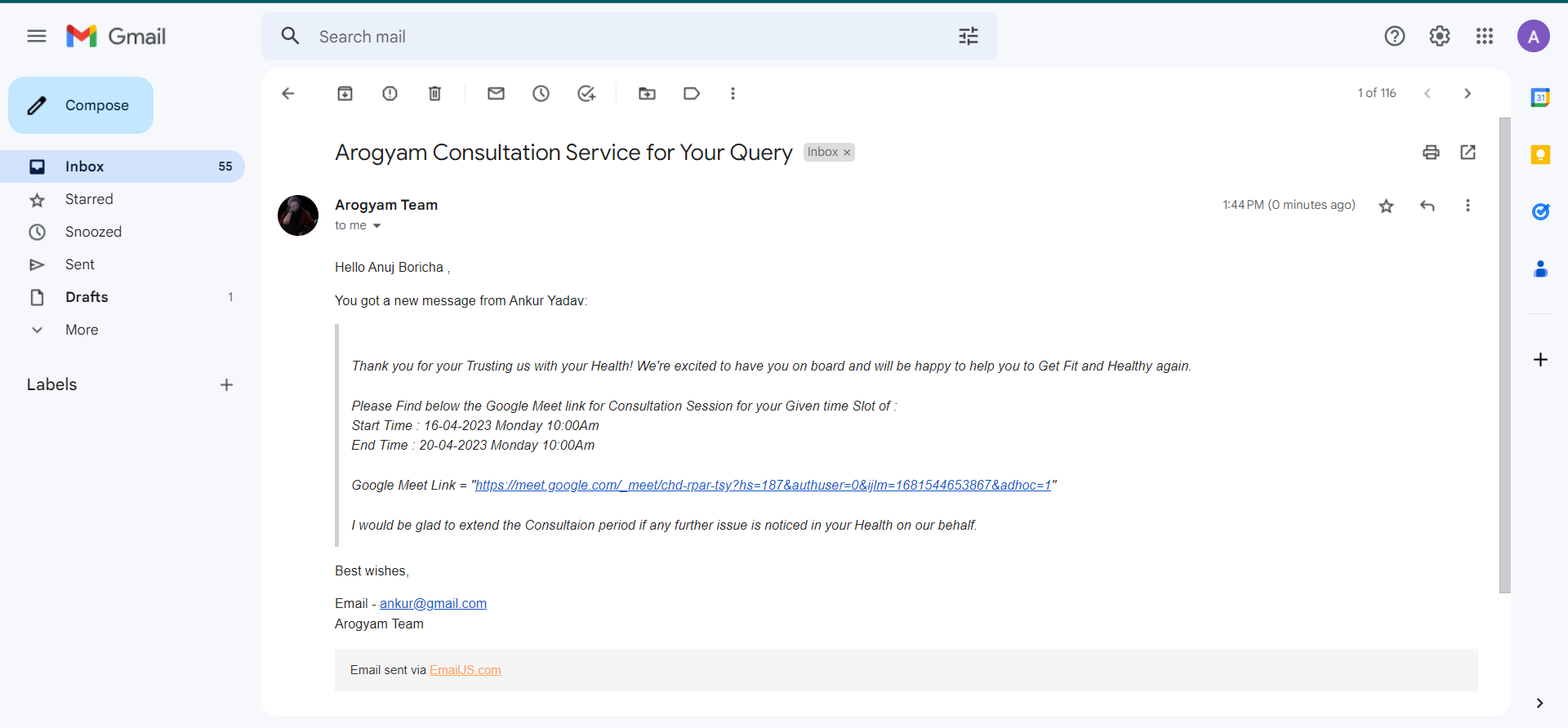GitHub - AnKoderYadav/Arogyam: Modern Age HealthCare Consultation