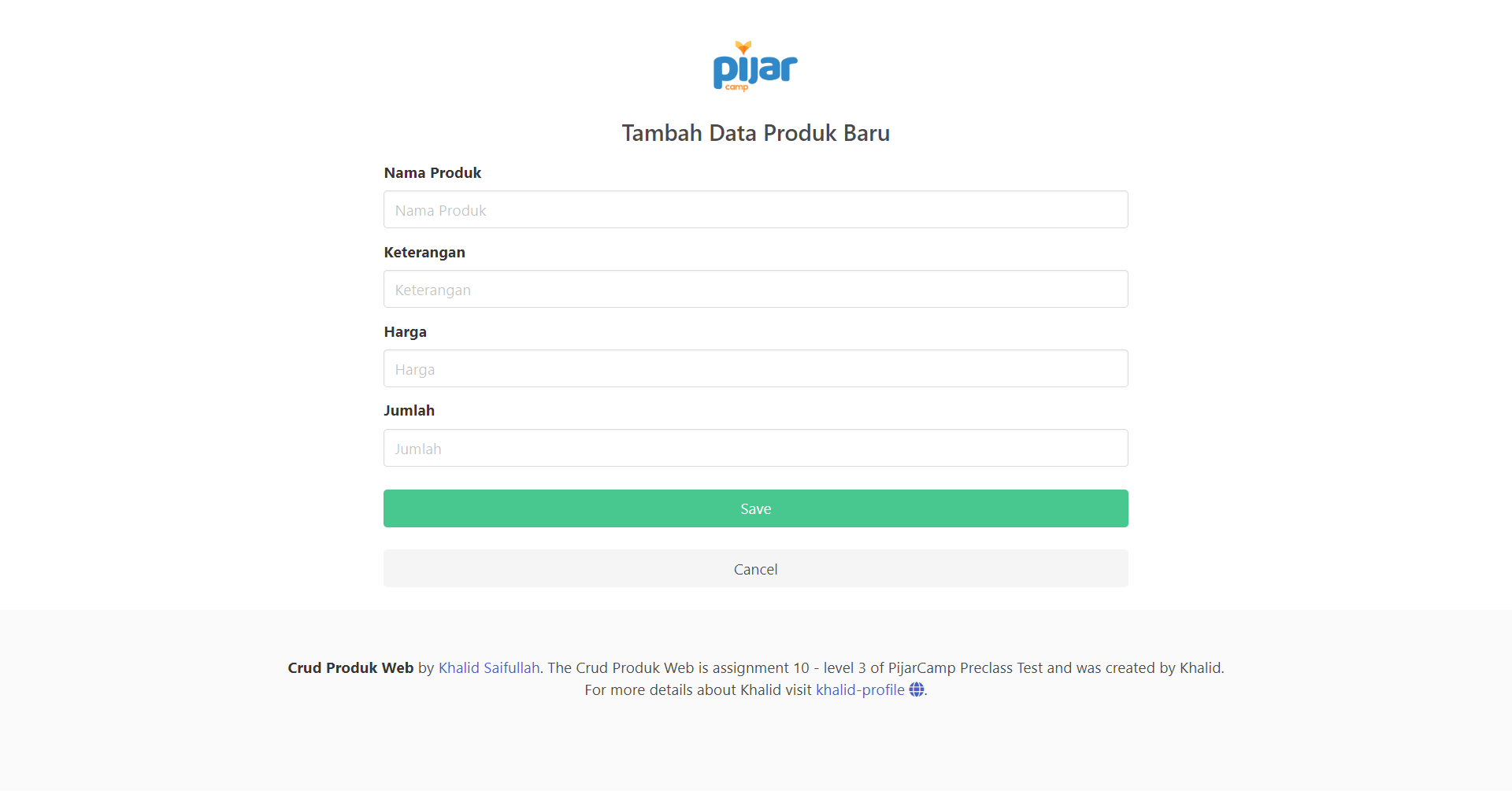 GitHub - HolitSky/PijarCamp-Crud-Produk-Frontend: Pijar Camp PreClass - Tugas 10 - Level 3