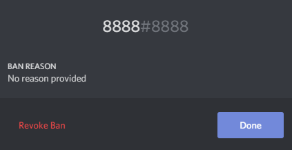 Create Guild Ban incorrect ban reason definition with X-Audit-Log ...