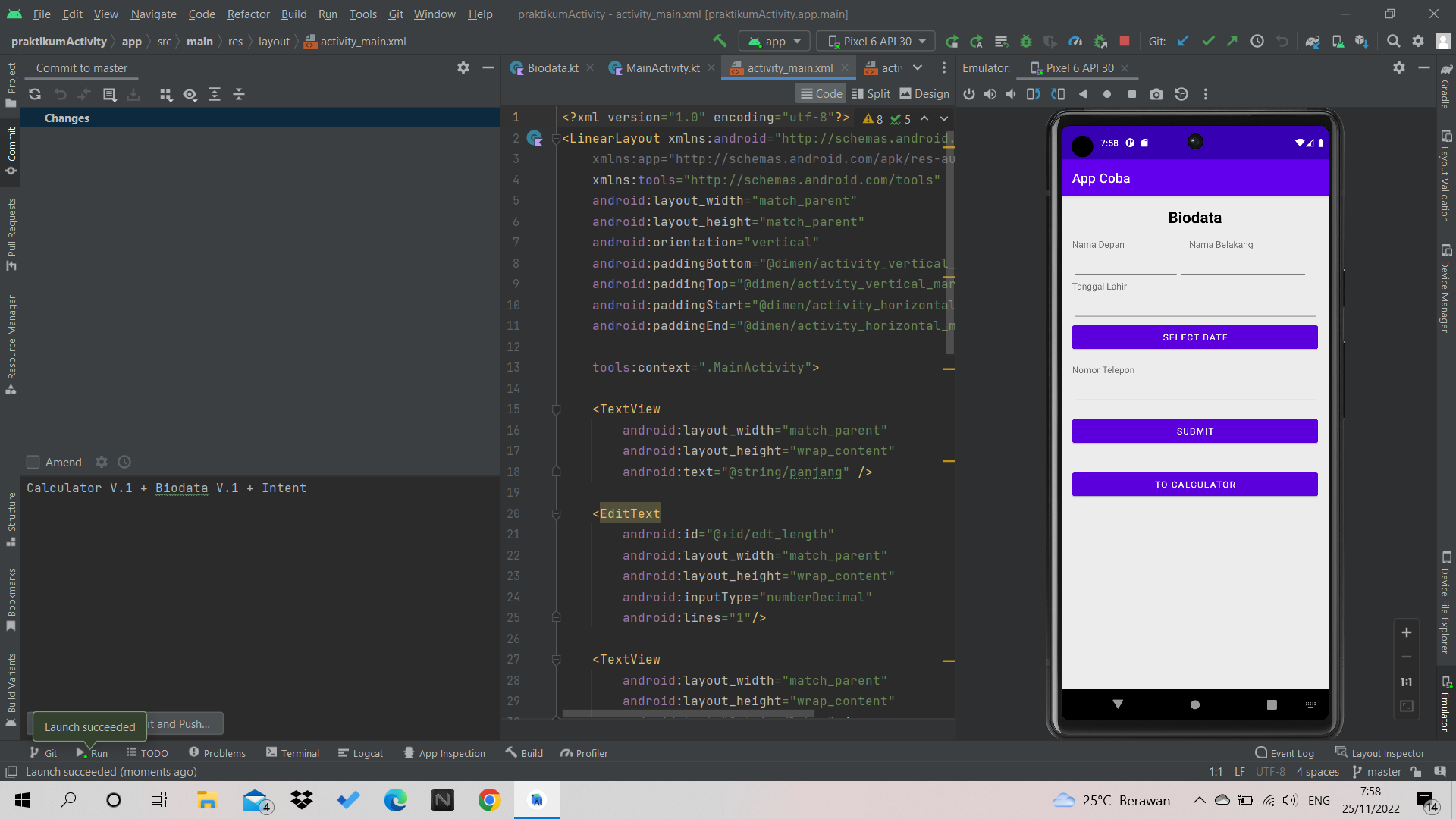 GitHub - Zeroaril7/Calculator-x-Biodata
