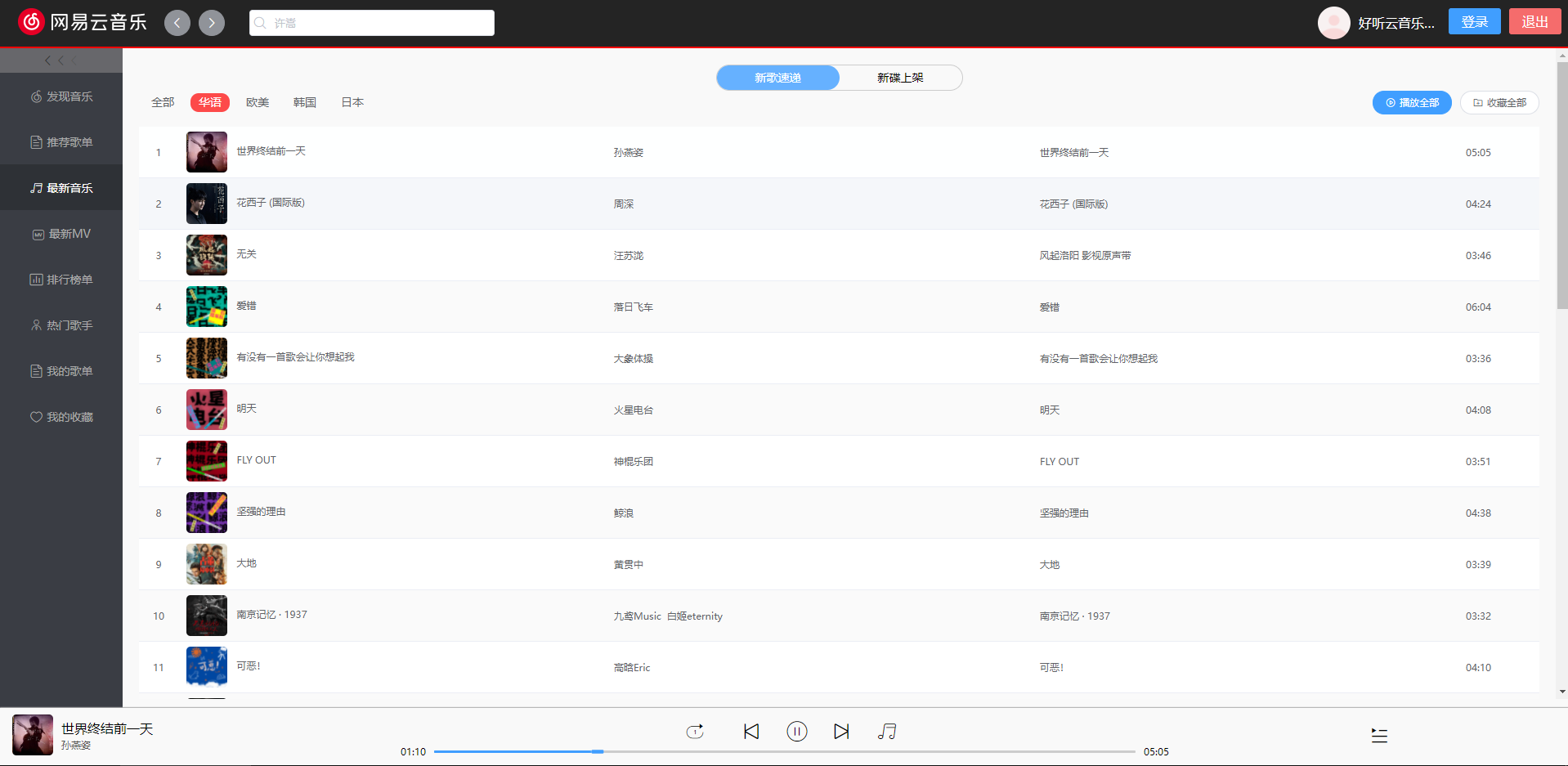 GitHub - RibsLi/CloudMusic-demo: vue3全家桶云音乐，功能可以说是目前做的比较全的了。移动端也做了一些简单处理。项目已上线，快去围观吧