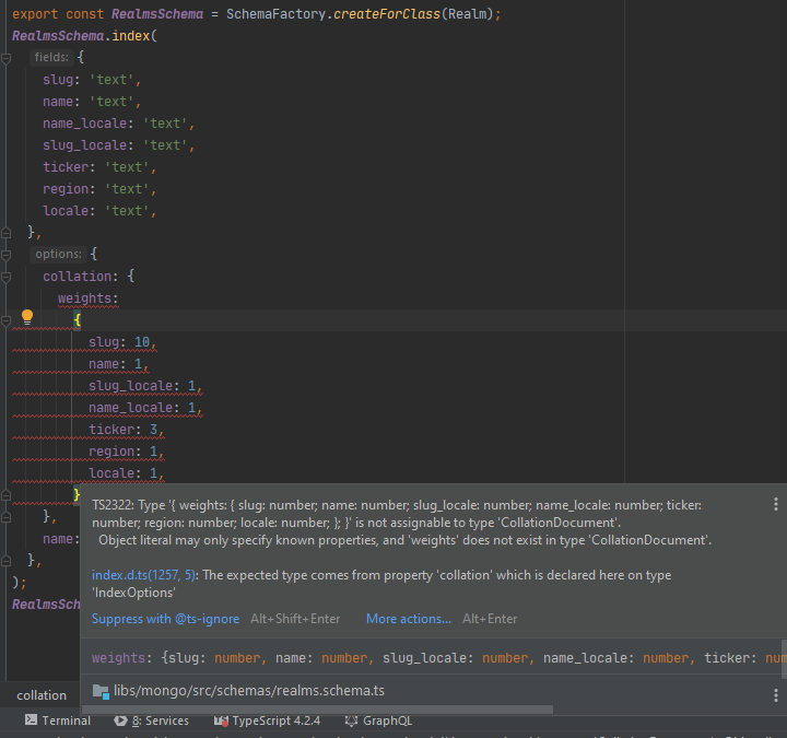 Schema.index text weight types · Issue #10586 · Automattic/mongoose · GitHub