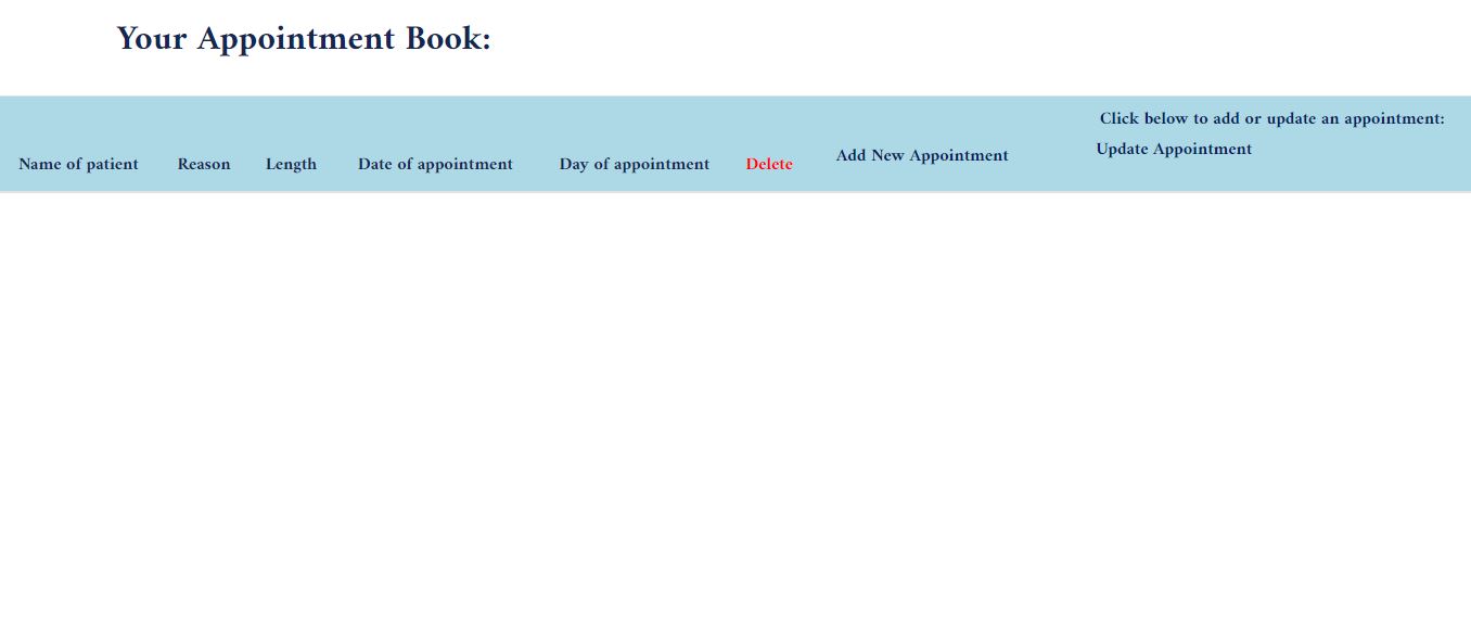 GitHub - AshleighWilliams/appointment-app-using-MernStack: Appointment App for Doctor's created ...