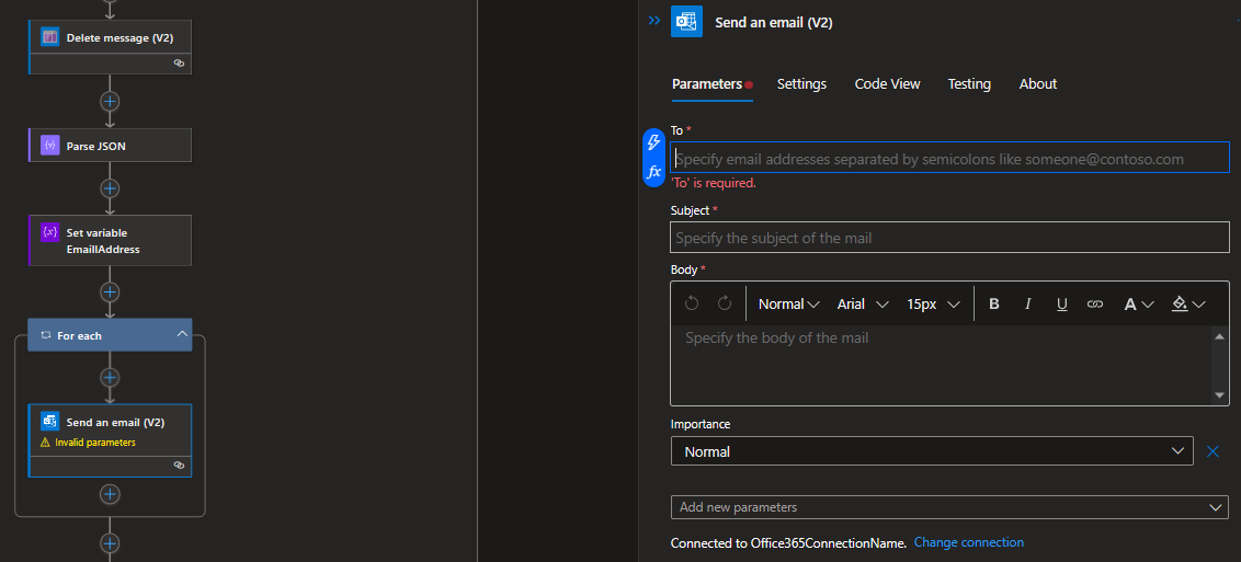 Created For Each Loop - The Current Item is no longer available on the Dynamic content of For ...