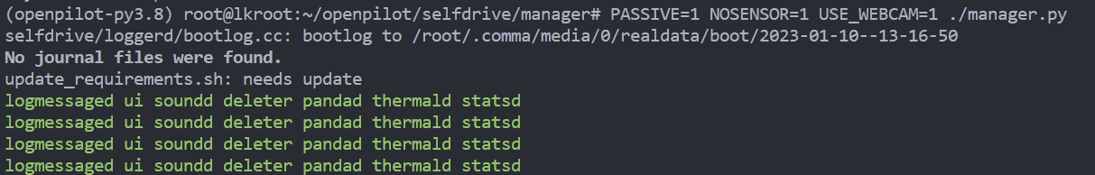 run openpilot on PC USE WEBCAM · Issue #26912 · commaai/openpilot · GitHub