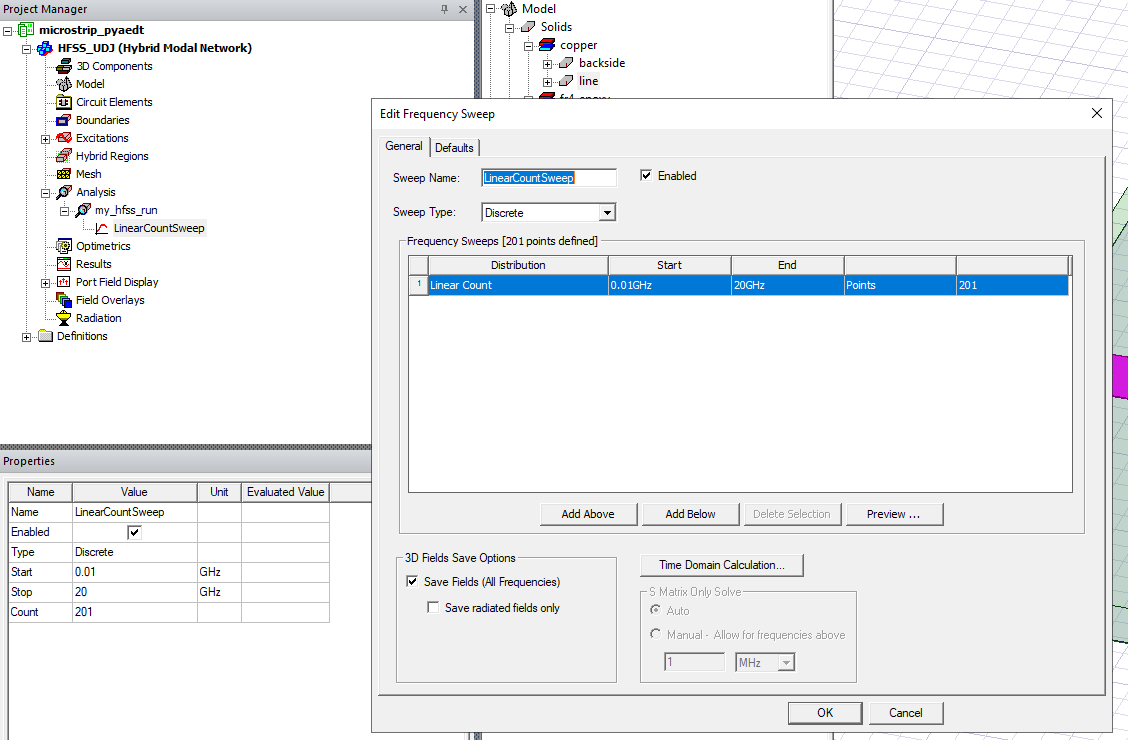 GitHub - TB2Ans/microstrip_pyaedt_example: pyaedt Example: Draw microstrip setup in hfss, place ...