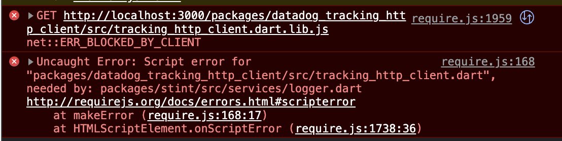 [WEB] plugin is blocked if use some ad blockers · Issue #413 · DataDog/dd-sdk-flutter · GitHub