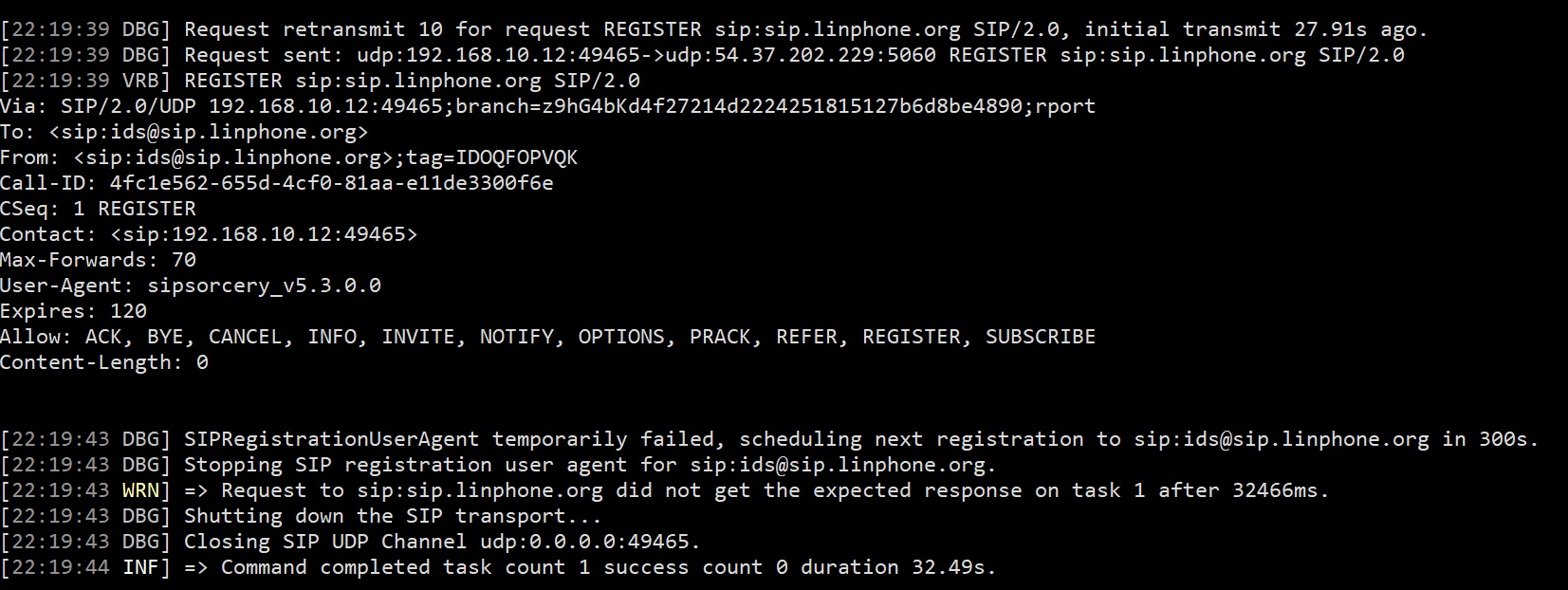 SIPToWebRtcBridge- SIPRegistrationUserAgent temporarily faild · Issue #569 · sipsorcery-org ...