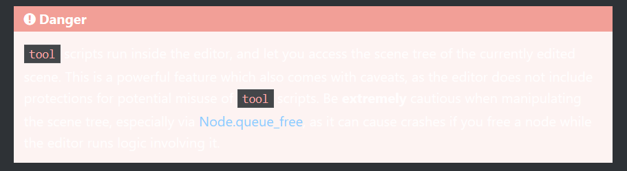 Dark mode docs unreadable, because of the colors · Issue #3209 · godotengine/godot-docs · GitHub