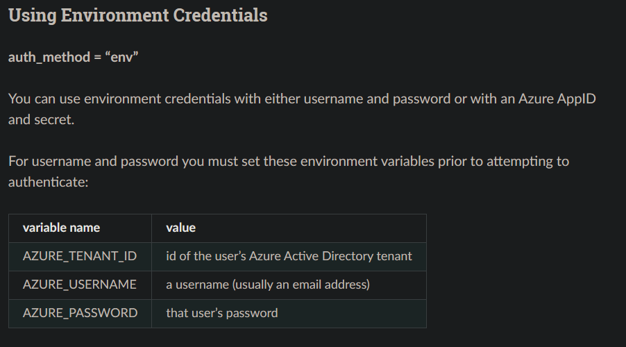 [Bug]: Username-Password Credentials in Environmental Variables don't Work · Issue #712 ...