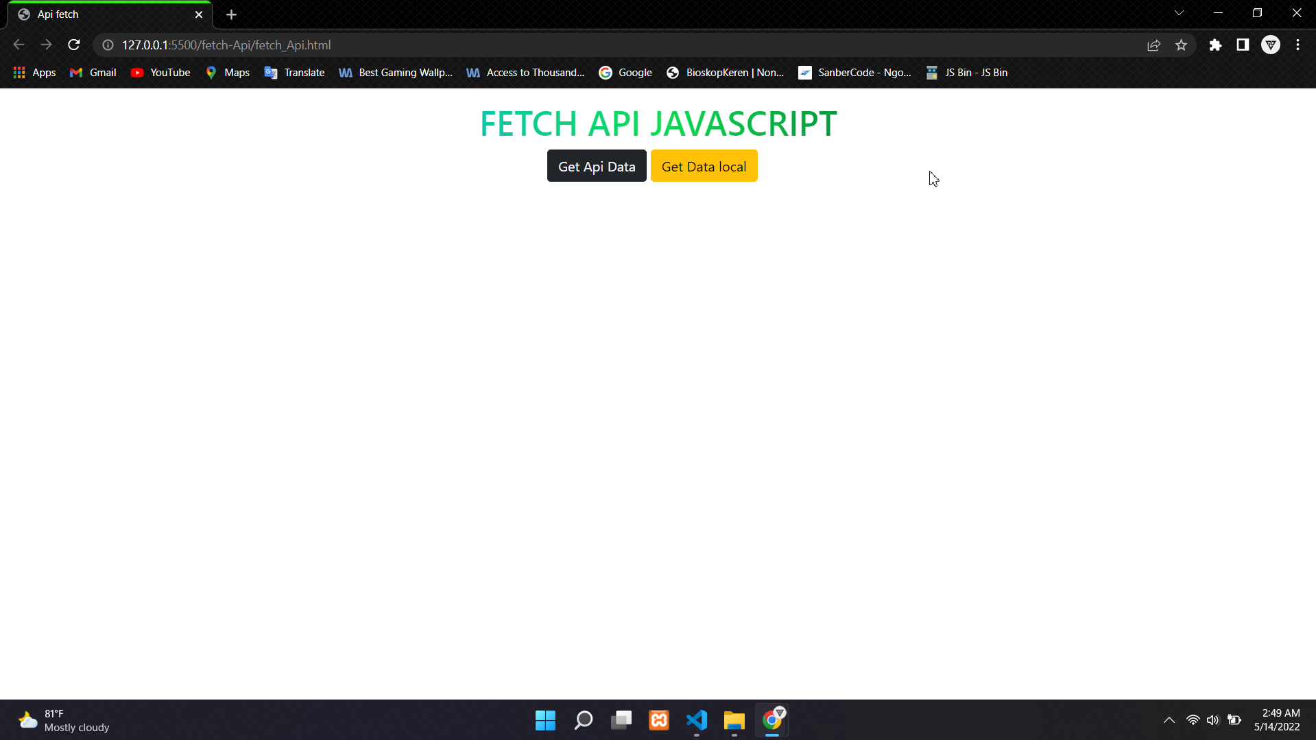 GitHub - Teletubis29/Fetch-Api: using fetch method, json online and json local.