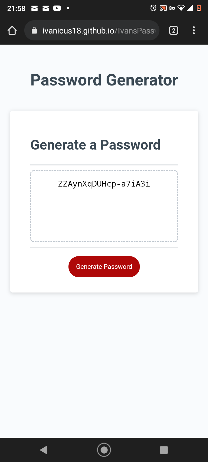GitHub - Ivanicus18/IvansPasswordGenerator