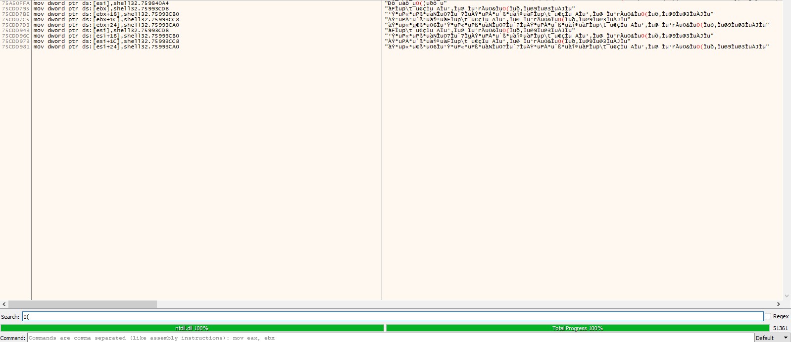 Searching for string references is giving less results than before · Issue #2733 · x64dbg/x64dbg ...