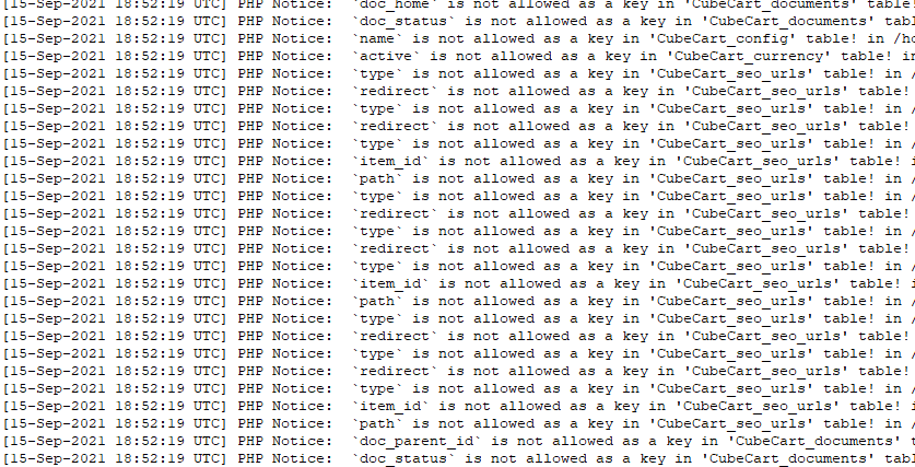 CubeCart seems to have broken itself · Issue #2908 · cubecart/v6 · GitHub