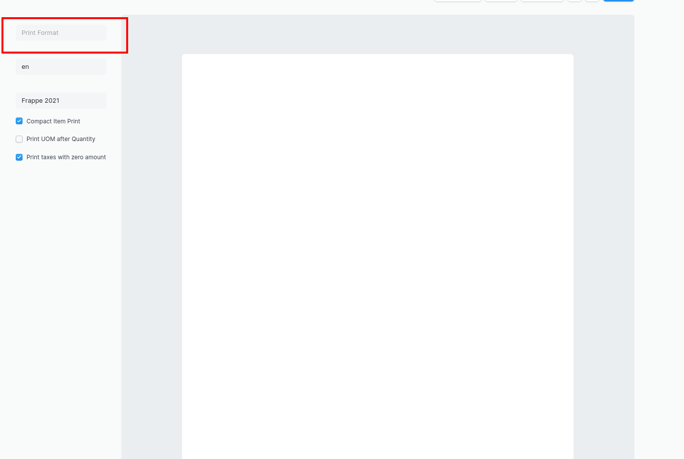 print preview by default doesn't pick any print format · Issue #21856 · frappe/frappe · GitHub