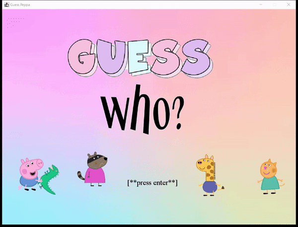 GitHub - jed06/Q4-Project: Guess the Peppa is a single player game that ...