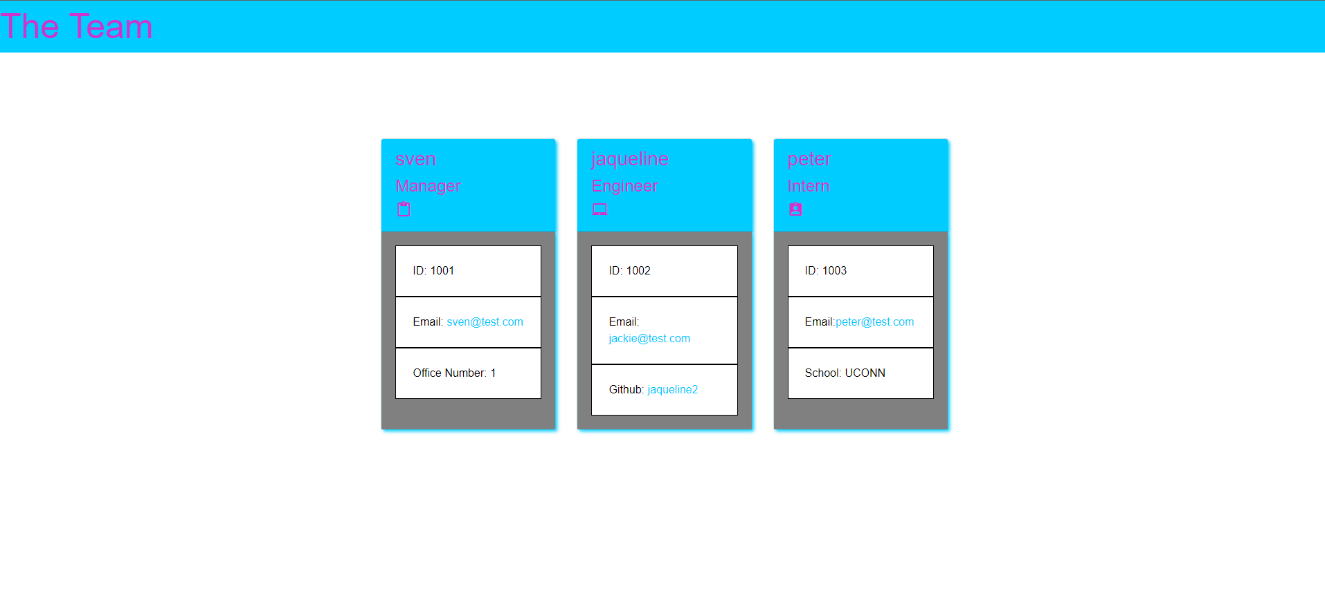 GitHub - JakMcCarthy/Team-Profile-Generator