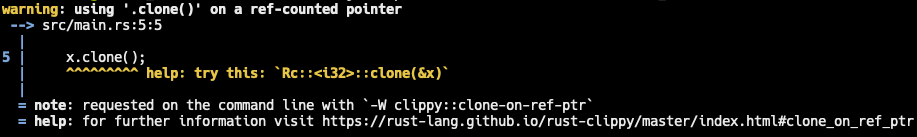 Rust Clippy could show suggestions · Issue #2698 · dense-analysis/ale ...