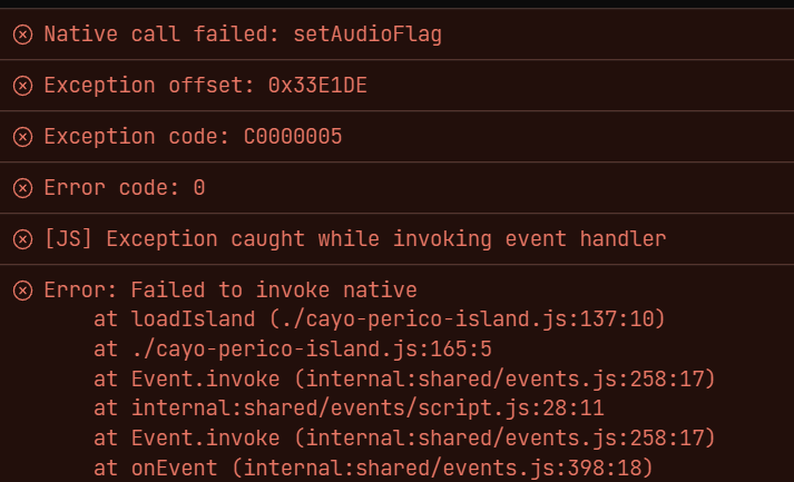 Some Natives Straight Up Fails · Issue 95 · Altmp Altv Js Module V2 · Github