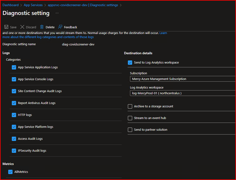 Diagnostic Settings unavailable for static web app · Issue #1295 · Azure/static-web-apps · GitHub