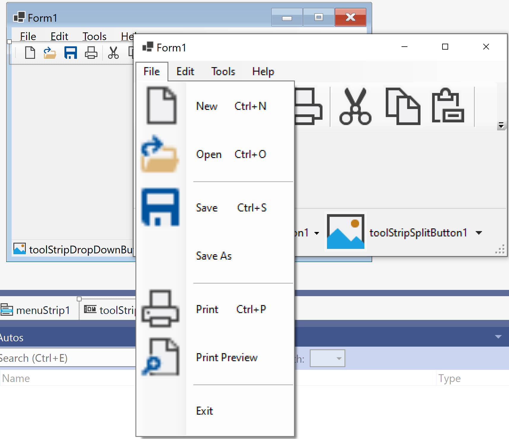 [DpiUnaware] The icons of MenuStrip/ToolStrip/StatusStrip aren't scaling well on 300% system DPI ...