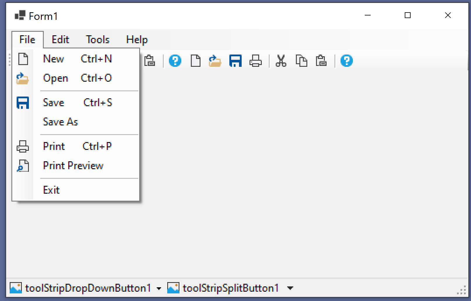 Dpiunaware The Icons Of Menustriptoolstripstatusstrip Arent Scaling Well On 300 System Dpi