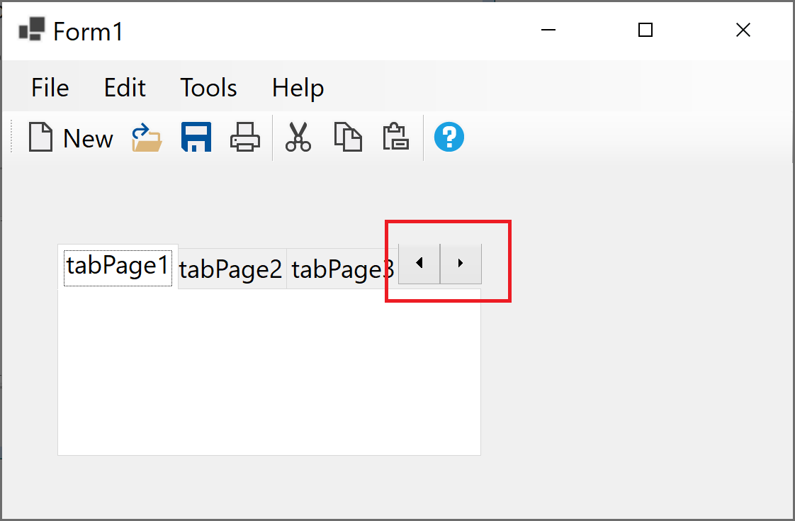 [PerMonitorV2] The more/less button icon of tabControl doesn't scale well on 300% system DPI ...