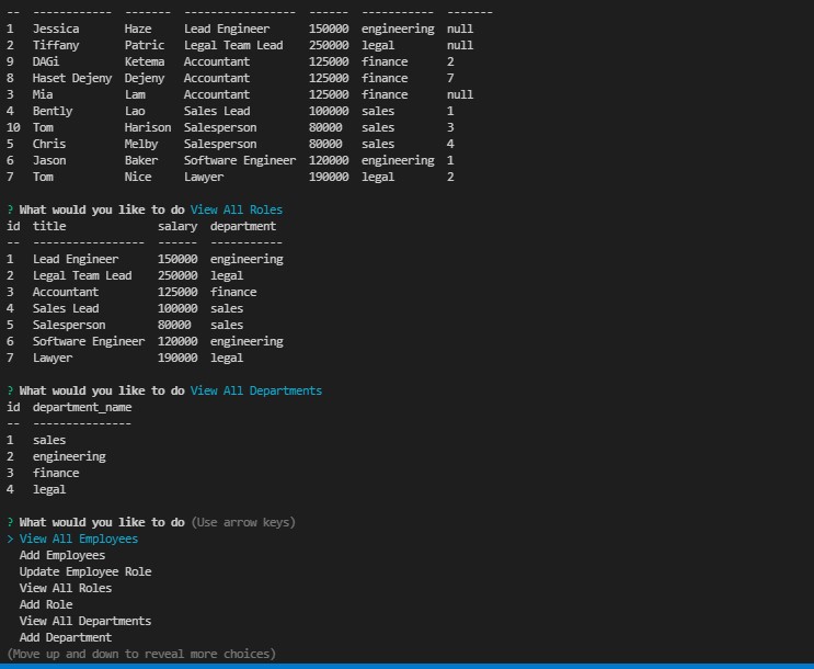 GitHub - Mekonnenke/employee_tracker