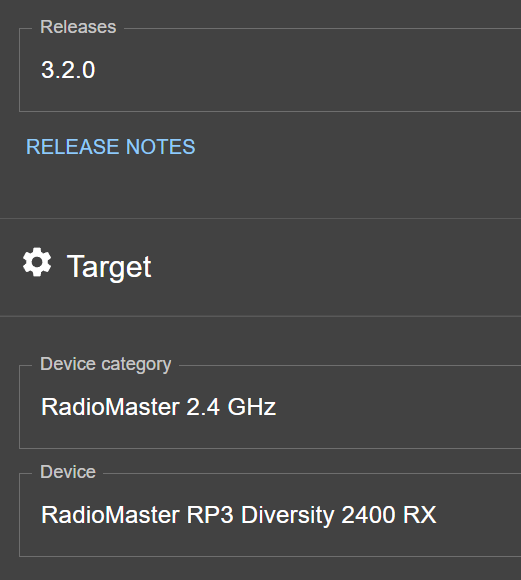 ELRS-RP3 3.2 updated as MATEK R24-D 2.4GHz RX · Issue #2148 · ExpressLRS/ExpressLRS · GitHub