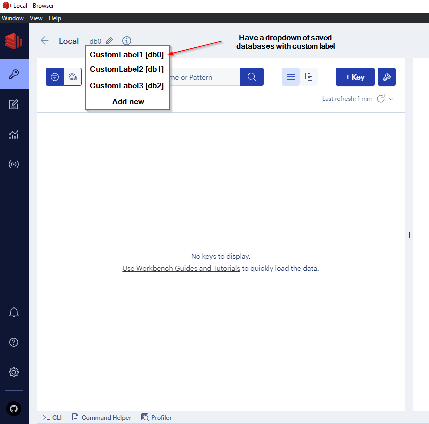 Feature Request Saving Custom Label For Database Index · Issue 1816