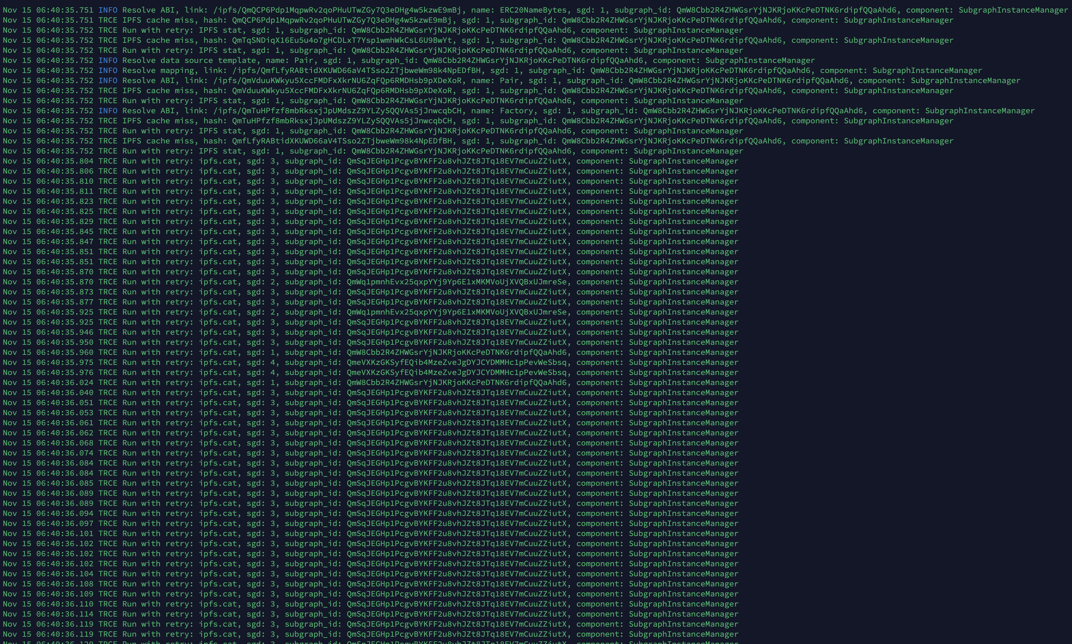 [v0.28.2] graph-node Failed to resolve POI (E067) · Issue #4172 · graphprotocol/graph-node · GitHub