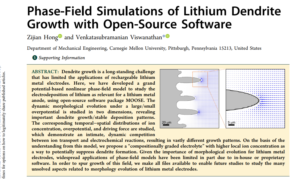 lithium dendrite growth simulation · idaholab moose · Discussion #22606 · GitHub