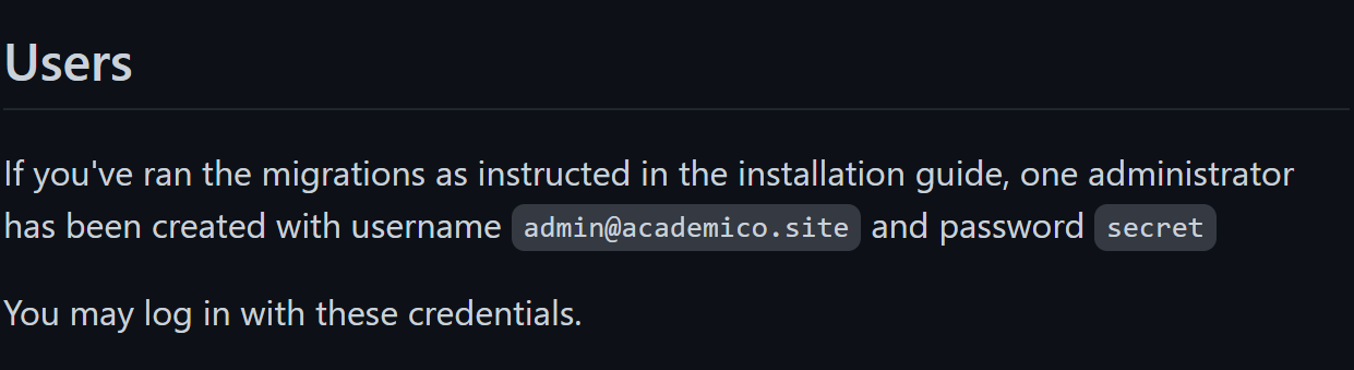 Edit to Wiki: installation · Issue #293 · academico-sis/academico · GitHub