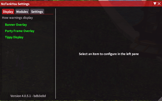 GitHub - MidoriKami/NoTankYou: FFXIV Dalamud Plugin, Shows a "Tank Stance" warning if no tanks ...