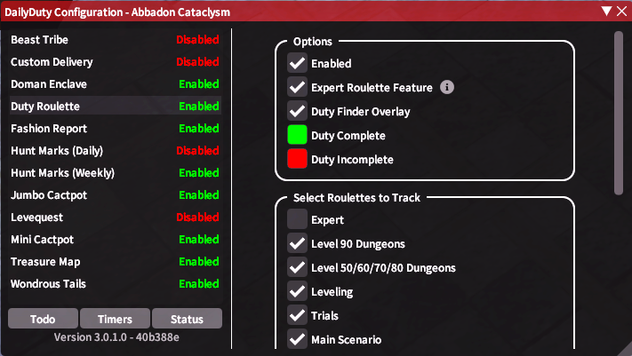 GitHub - MidoriKami/DailyDuty: DailyDuty is a XivLauncher/Dalamud Plugin for automatically ...