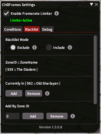 GitHub - MidoriKami/ChillFrames: Damalud FFXIV Plugin to dynamically limit framerate