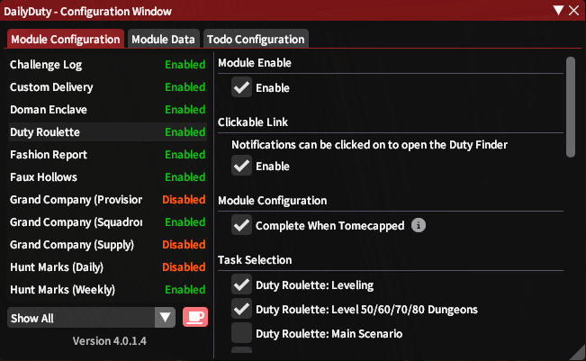 GitHub - MidoriKami/DailyDuty: DailyDuty is a XivLauncher/Dalamud Plugin for automatically ...